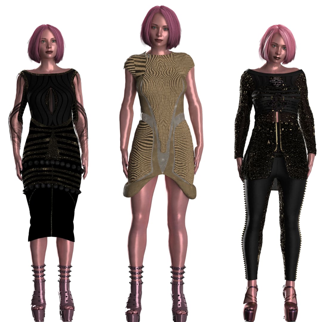 ESTELLE PIERCE EXPLORING PHYGITAL FASHION DESIGN USING 3D TOOLS AND ...